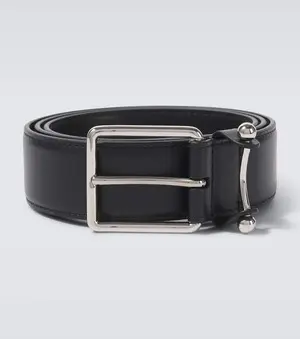 CHRISTIAN LOUBOUTIN Chambeliss Leather Belt - Black