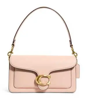 COACH Leather Tabby 26 Shoulder Bag Ivory