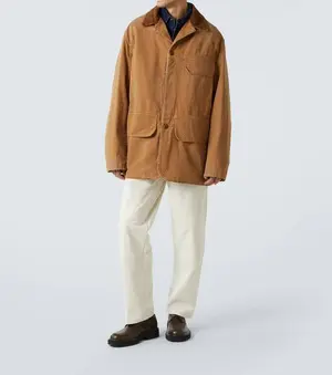 MAISON MARGIELA Corduroy-trimmed Cotton Jacket