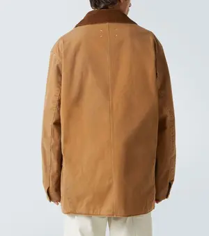 MAISON MARGIELA Corduroy-trimmed Cotton Jacket