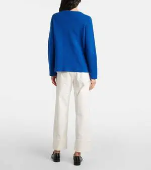 Max Mara Georg Wool And Cashmere Sweater - Blue