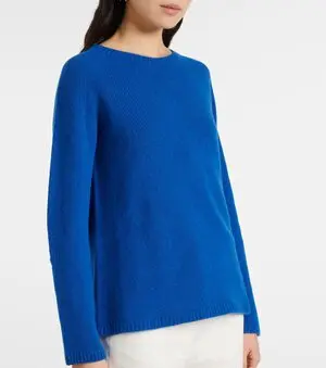 Max Mara Georg Wool And Cashmere Sweater - Blue
