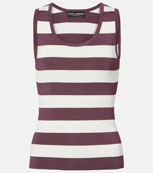 Dolce & Gabbana Striped Tank Top - Multicoloured