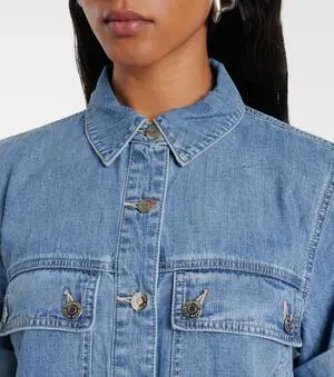 Veronica Beard Warren Denim Shirt Dress