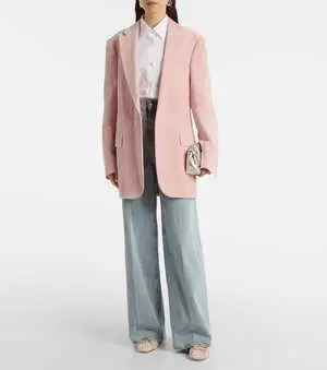 JIMMY CHOO Elme Tweed Ballet Flats