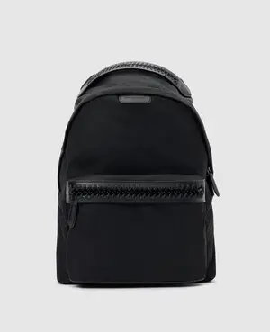 Stella McCartney Logo Strap Backpack - Black