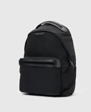 Stella McCartney Logo Strap Backpack - Black