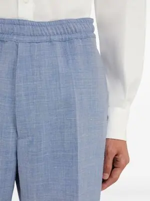 FERRAGAMO Mélange-effect Trousers