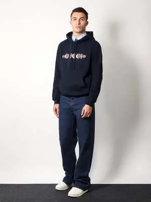 Gucci Cotton Sweatshirt With Web Print