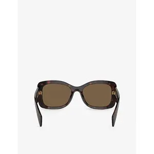 Prada Oval-frame Acetate Sunglasses