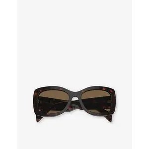 Prada Oval-frame Acetate Sunglasses
