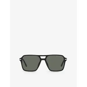 Prada Pr 20ys Pilot-frame Sunglasses - Black