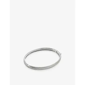 Monica Vinader Heirloom Sterling-silver Bangle - Sterling Silver