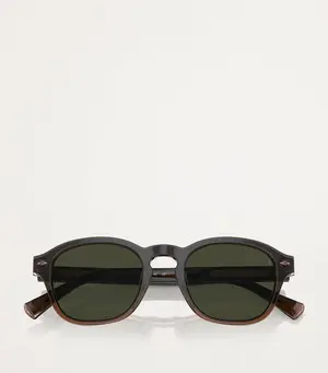 Brunello Cucinelli Acetate Bc4006s Sunglasses - Brown