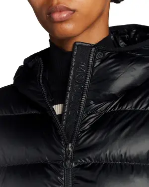 Moncler Glements Hooded Down Parka Jacket - Black