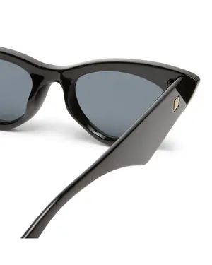 Le Specs Hypnosis Cat Eye Sunglasses - Black