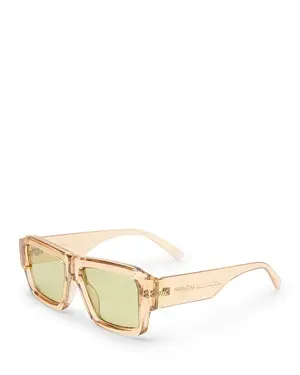 Le Specs Polygraph Rectangular Sunglasses - Neutral
