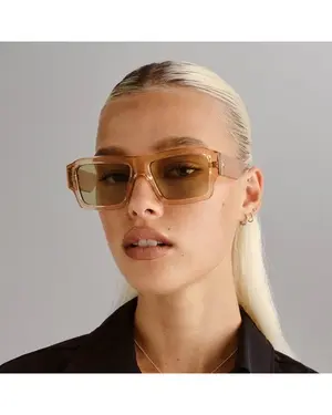 Le Specs Polygraph Rectangular Sunglasses