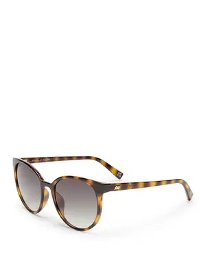 Le Specs Round Sunglasses 54mm - Tortoise