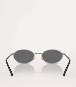 Brunello Cucinelli Oval Sunglasses