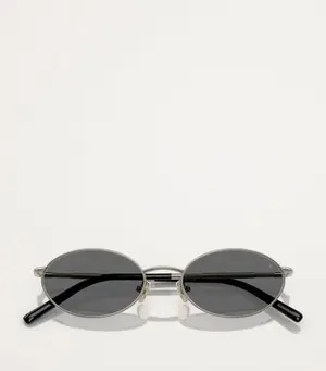 Brunello Cucinelli Oval Sunglasses