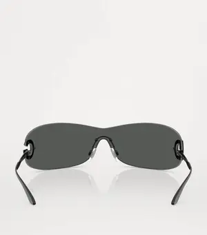 Dolce & Gabbana Metal Shield Sunglasses