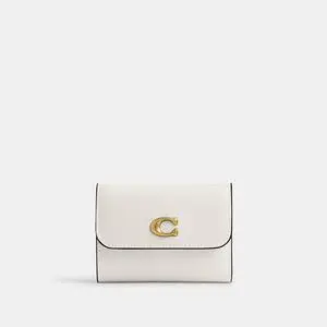 COACH Essential Card Holder Wallet - Brass/chalk