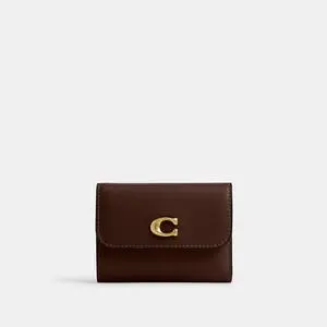 COACH Essential Card Holder Wallet - Brass/maple