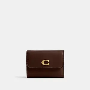 COACH Essential Card Holder Wallet - Brass/maple