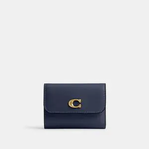 COACH Essential Card Holder Wallet - Brass/navy