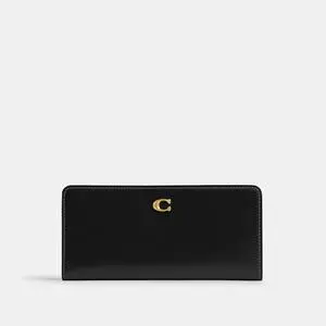 COACH Essential Slim Wallet - Brass/black