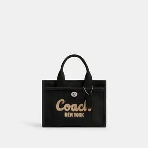 COACH Cargo Tote Bag 20 - Silver/black