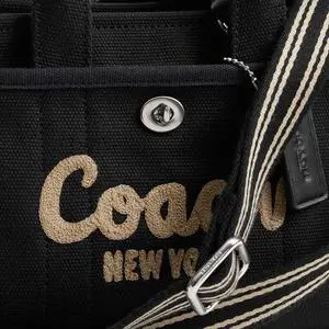 COACH Cargo Tote Bag 20 - Silver/black