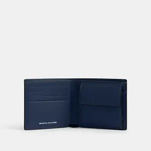 COACH Coin Wallet - Navy
