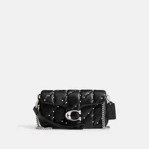 COACH Tabby Crossbody Wristlet With Pillow Quilting And Crystal Rivets