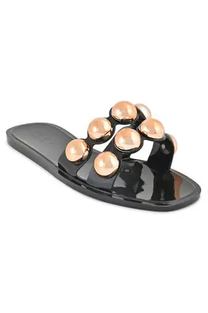 ANDREW STEVENS Andrew Stevens Ella Jelly Sandals - Black
