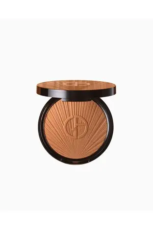 Giorgio Armani 100 Medium, Luminous Silk Creamy Bronzing Powder - White / Pink