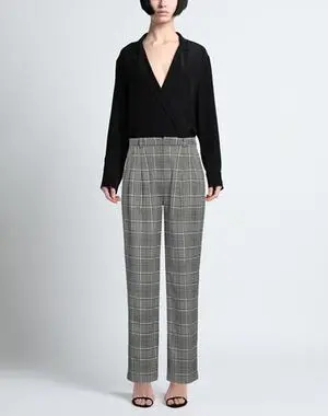ANINE BING Flannel Straight Leg Pants