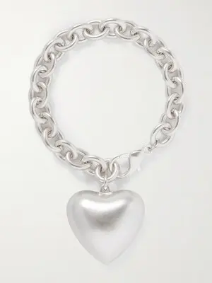 ROXANNE ASSOULIN The Puffy Heart -tone Bracelet - Silver