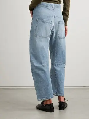 NILI LOTAN Shon High-rise Tapered Jeans