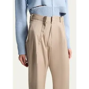 MAISON MARGIELA Cotton Twill Asymmetric Pants