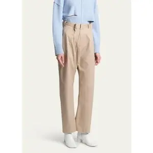 MAISON MARGIELA Cotton Twill Asymmetric Pants