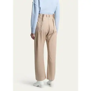 MAISON MARGIELA Cotton Twill Asymmetric Pants
