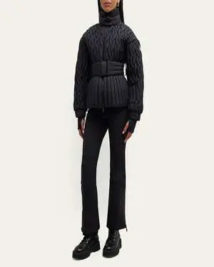 Moncler Stretch Fitted Ski Trousers - Black