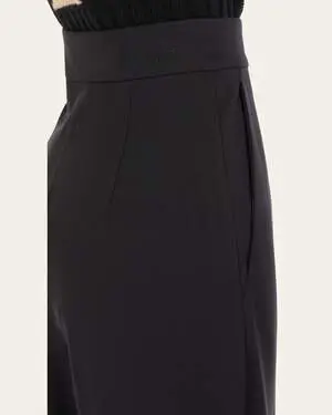 Max Mara Circolo Wide Leg Jersey Trousers