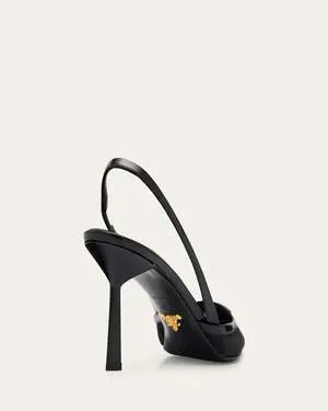 Prada Rete Nylon Mesh Slingback Pumps