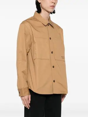 Maison Kitsuné Cotton Shirt - Brown