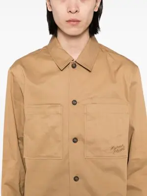 Maison Kitsuné Cotton Shirt - Brown