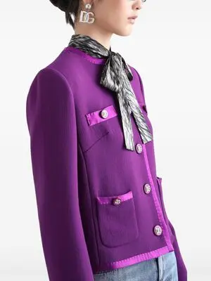 Dolce & Gabbana Satin-trim Blazer