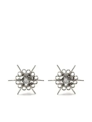 D'HEYGERE Ball Pompadour Earrings